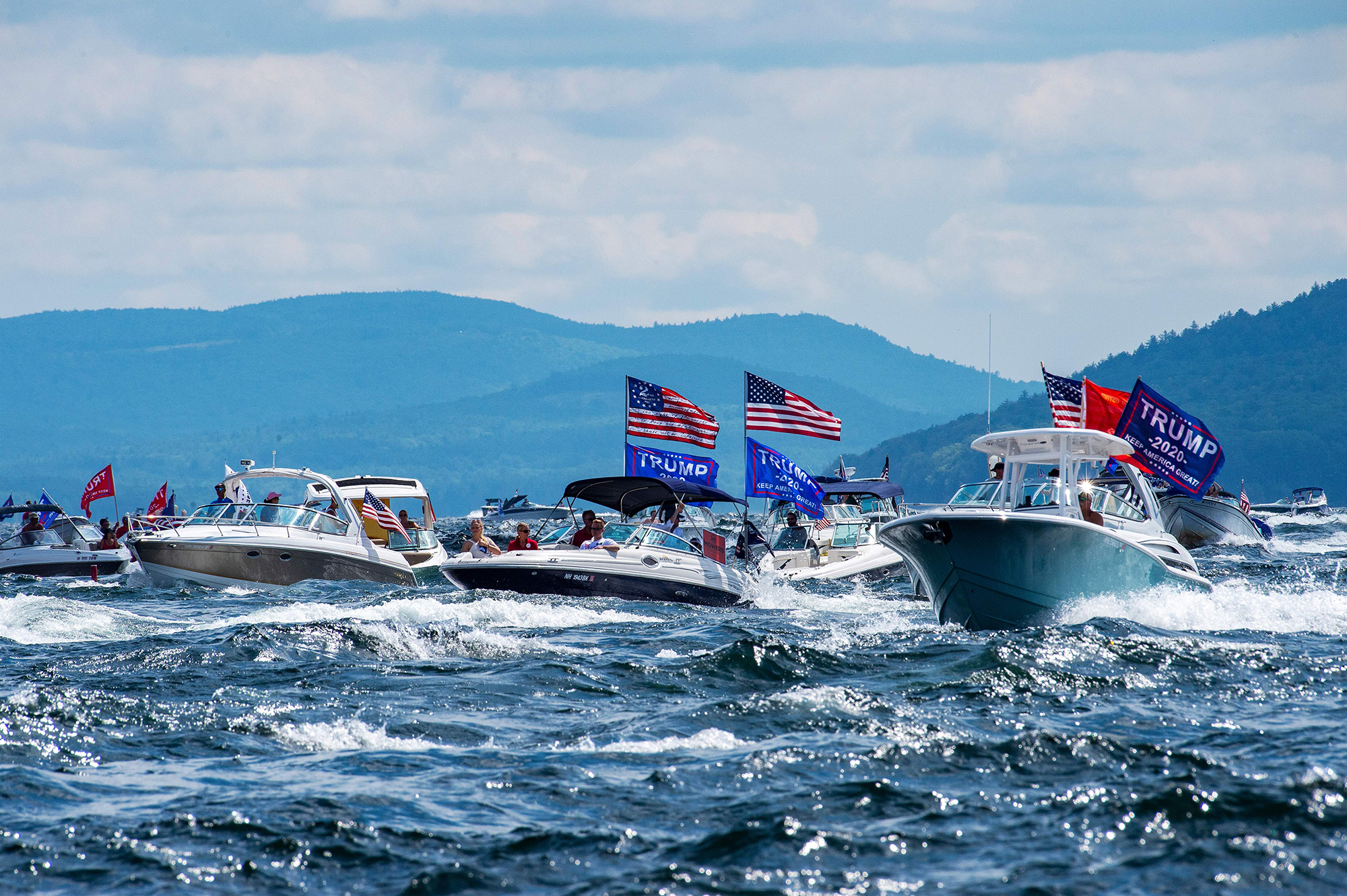 The buoyed spirits of Boaters for Trump | Oliver Wiseman | The Critic ...