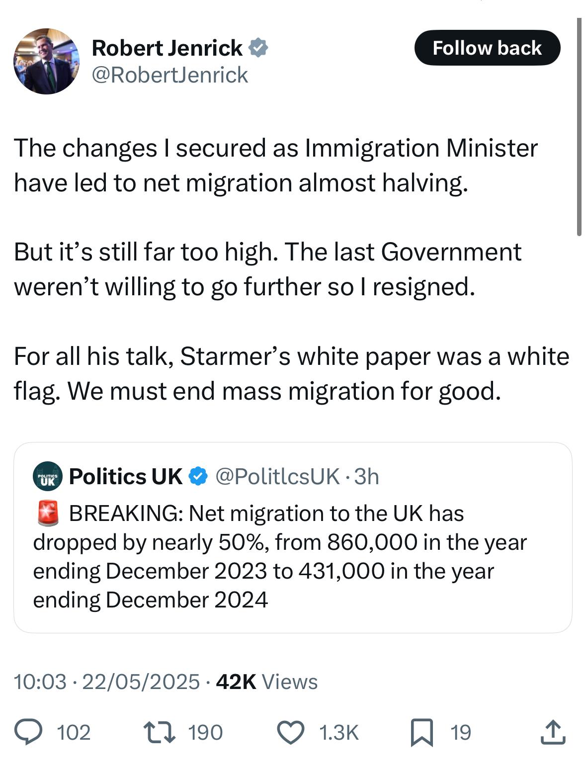 Who should take the migration credit? | Parliament Square | The Critic ...